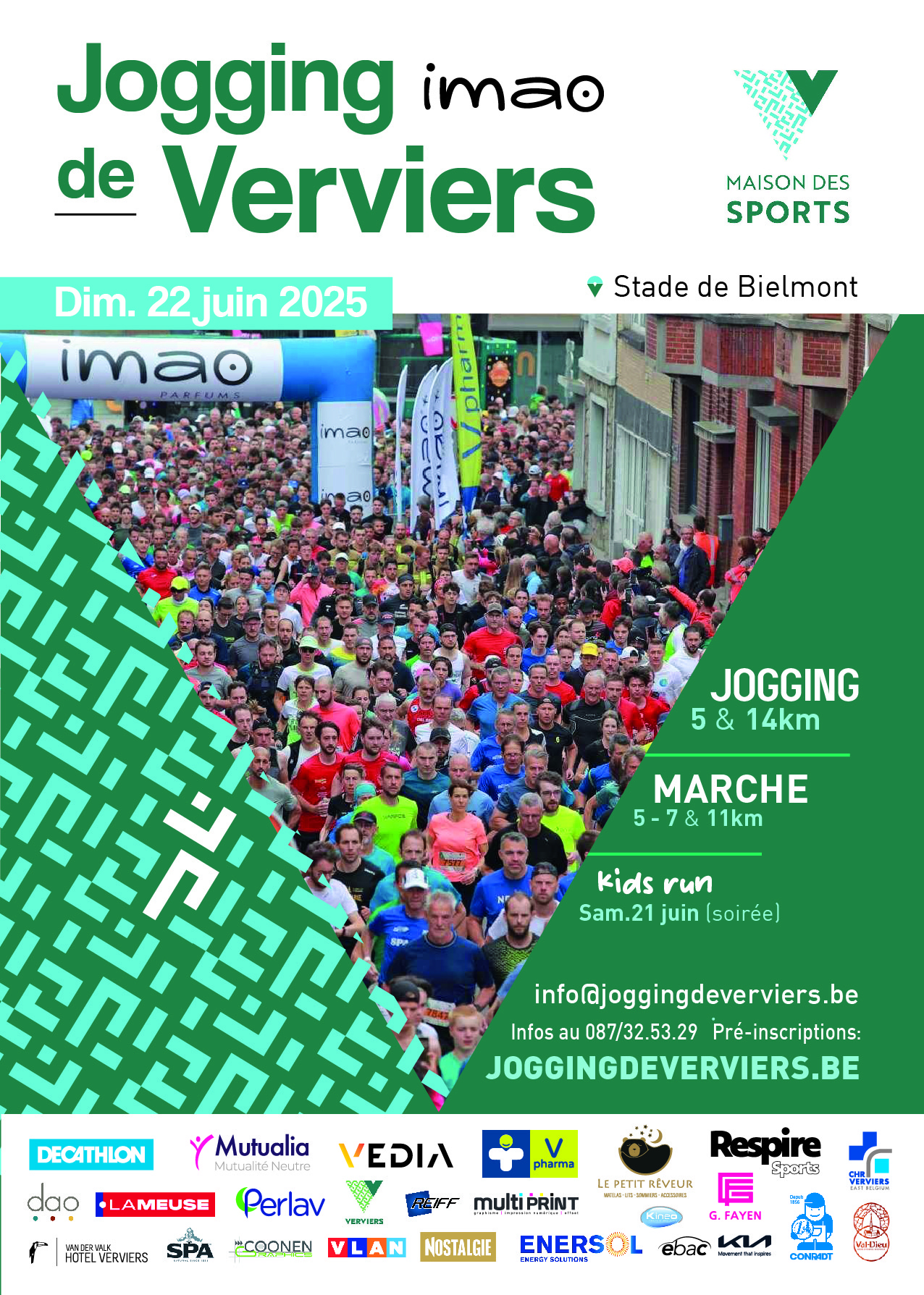 Inscription Jogging Imao de Verviers – Challenge la meuse