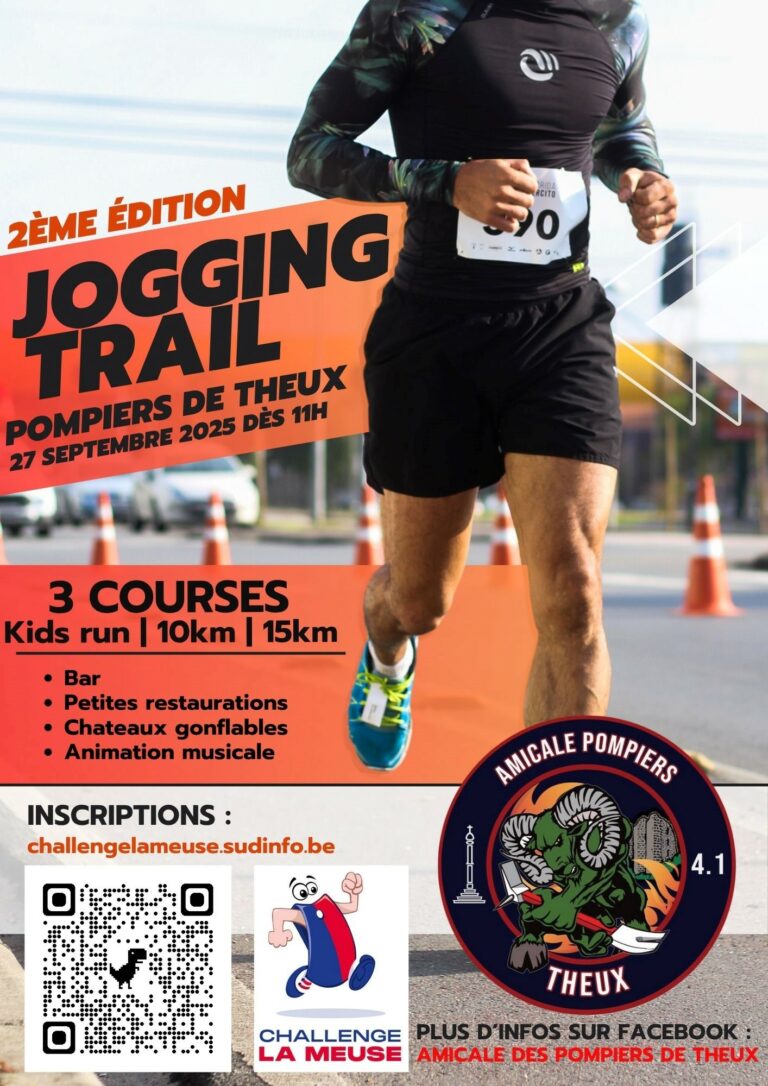 Inscription jogging & trail des pompiers de Theux – Challenge la meuse
